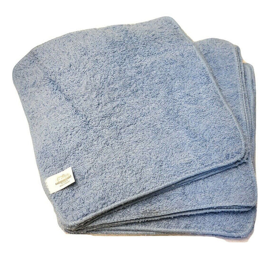 Soft Textiles Washcloths Towel 12-24 Pack Solid Color 100% Cotton Baby