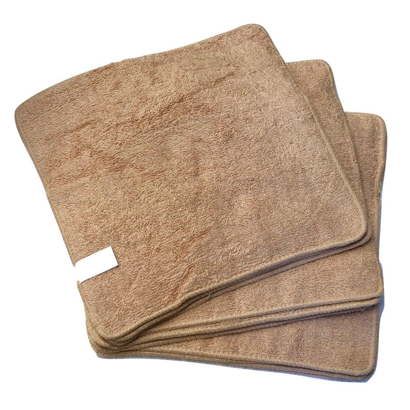 Soft Textiles Washcloths Towel 12-24 Pack Solid Color 100% Cotton Baby